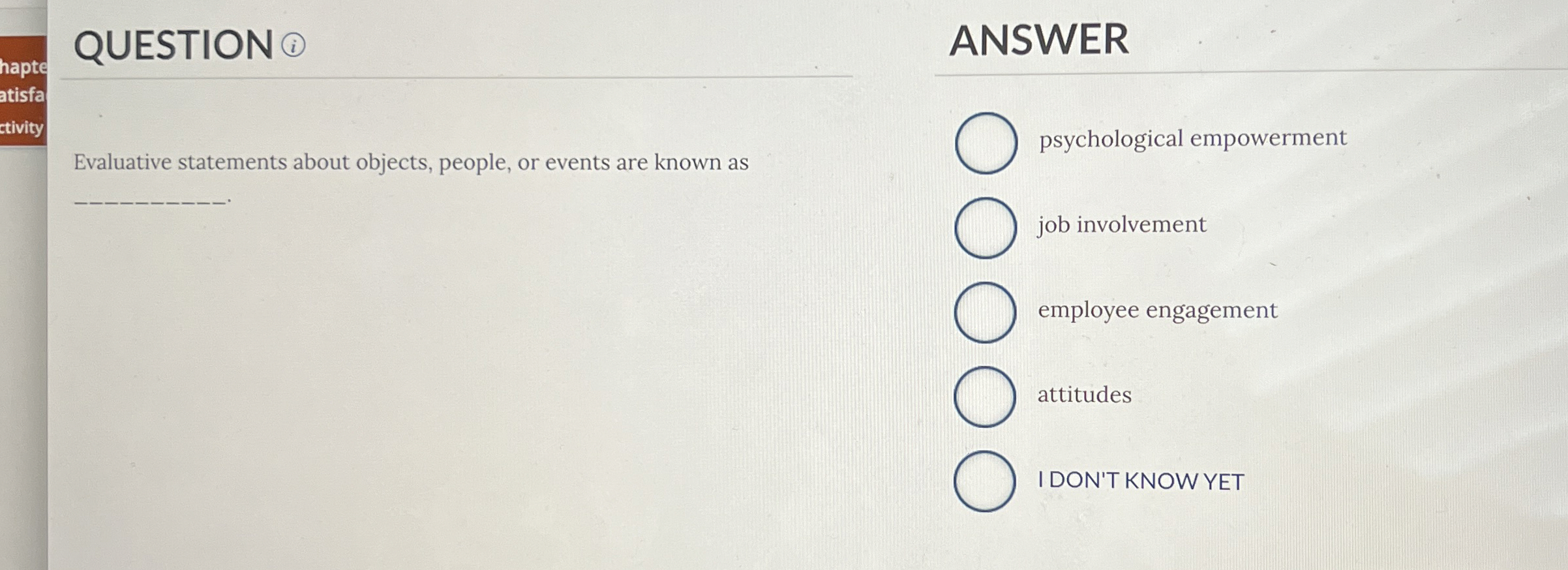 Solved QUESTION (i)ANSWEREvaluative statements about | Chegg.com