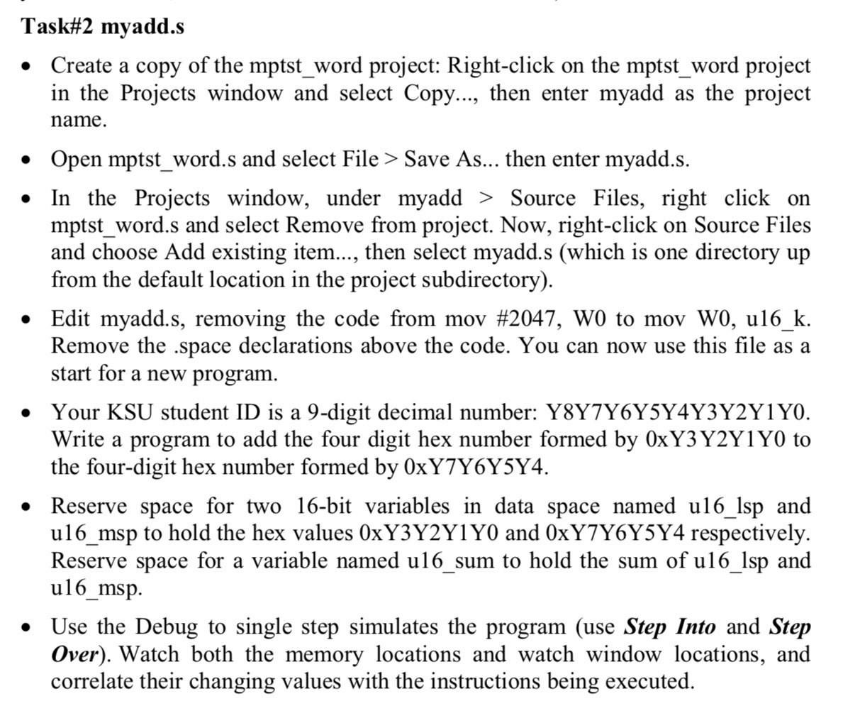 Solved EE357 Homework \#1 - Solve Task 2 in Lab 2. - Debug | Chegg.com