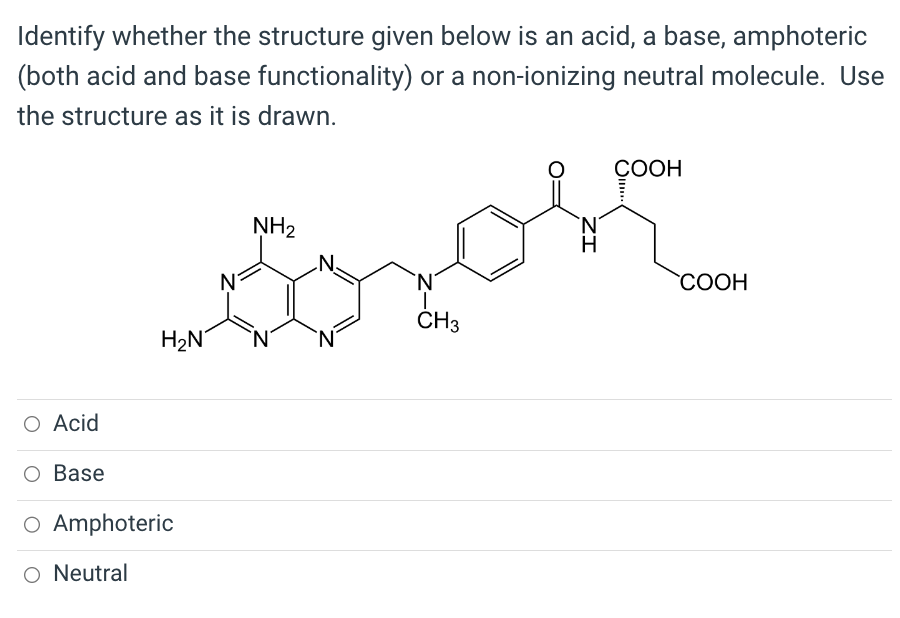 Solved Identify whether the structure given below is an | Chegg.com