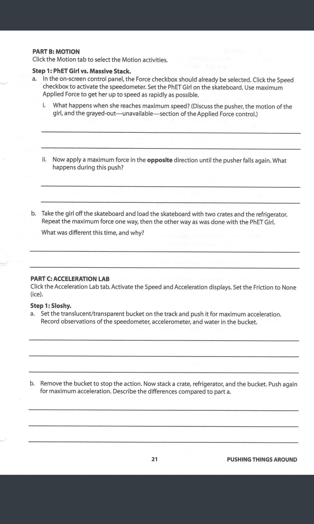 Name Section Date Conceptual Physics Tech Lab The