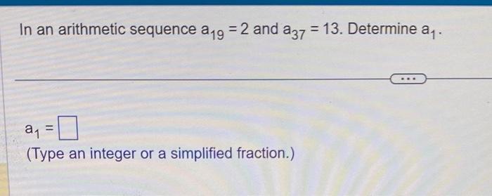 Solved Find The Sum Of The First 51 Terms Of The Arithmetic