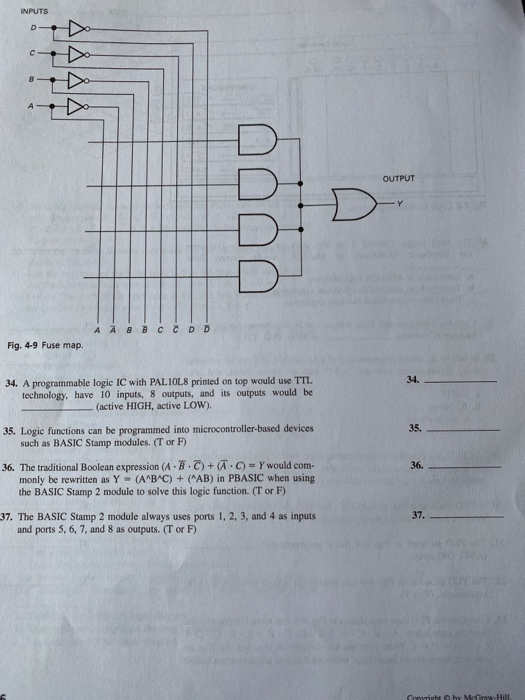 Solved NAME DATE CHAPTER 4 Combining Logic Gates TEST: | Chegg.com