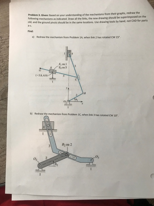 Solved Problem 3. Given: Based on your understanding of the | Chegg.com