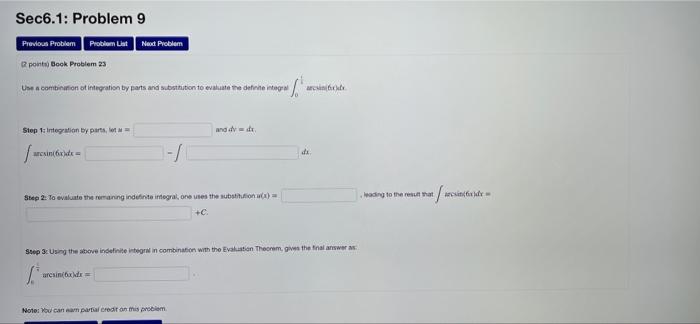 Solved Sec6.1: Problem 9 Previous Problem Problem Lot Neod | Chegg.com