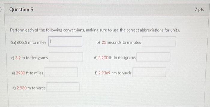 Solved Perform each of the following conversions, making | Chegg.com