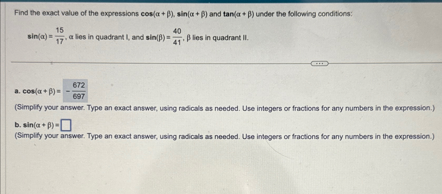 Solved Find the exact value of the expressions | Chegg.com