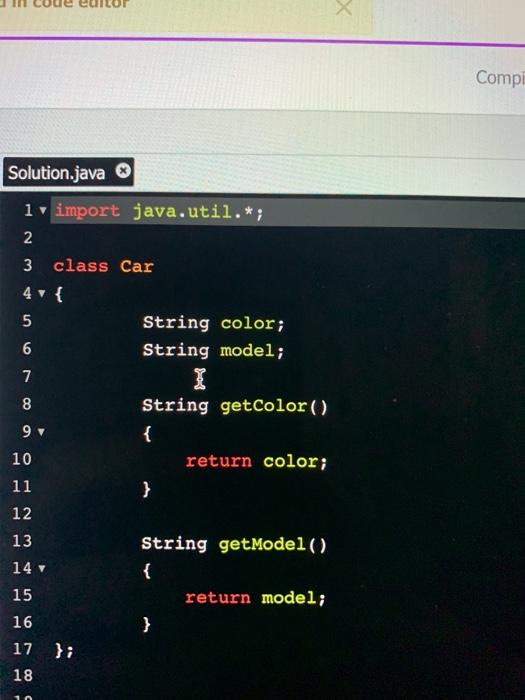 Solved Given a class Car, create two classes 'BMW' and | Chegg.com