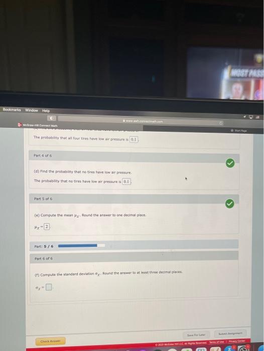 Solved kmarks Window Help - Crect Man Stat 300 Intro. Prob. | Chegg.com