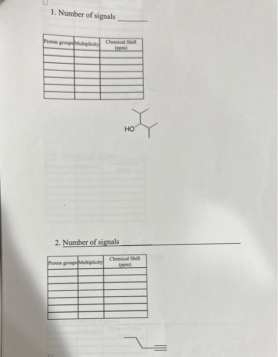 Solved 1. Number of signals 2. Number of signals | Chegg.com