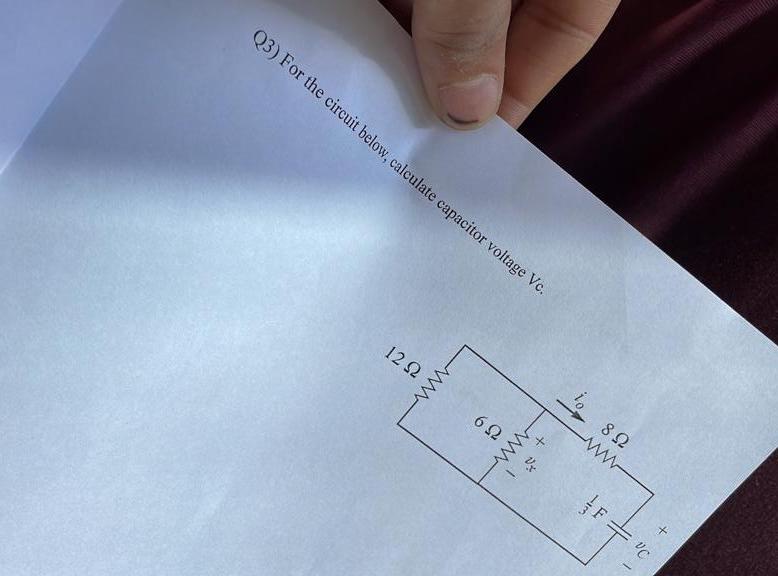 Solved Q4) Find the current through a 5−H indicator if the | Chegg.com