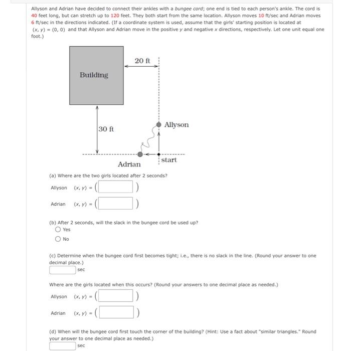 Solved Allyson and Adrian have decided to connect their | Chegg.com