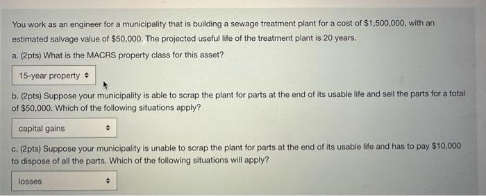 Solved Determine the straight-line (SL), sum-of-years' | Chegg.com