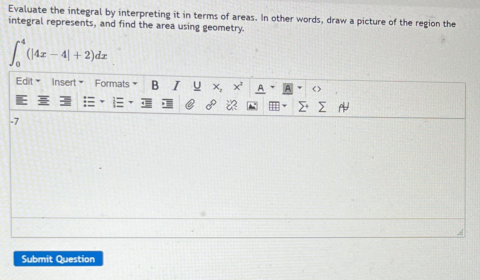 Solved Evaluate the integral by interpreting it in terms of | Chegg.com
