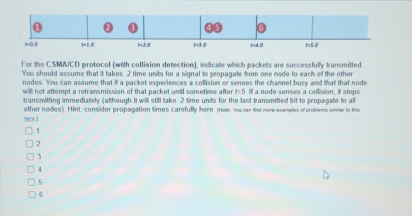 Solved 6.3A-4. Multiple Access protocols (4). Consider the | Chegg.com