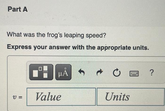 Researchers exploring the jumping strategies of frogs | Chegg.com