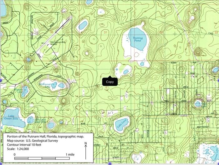 Solved This area is underlain by limestone which is a | Chegg.com