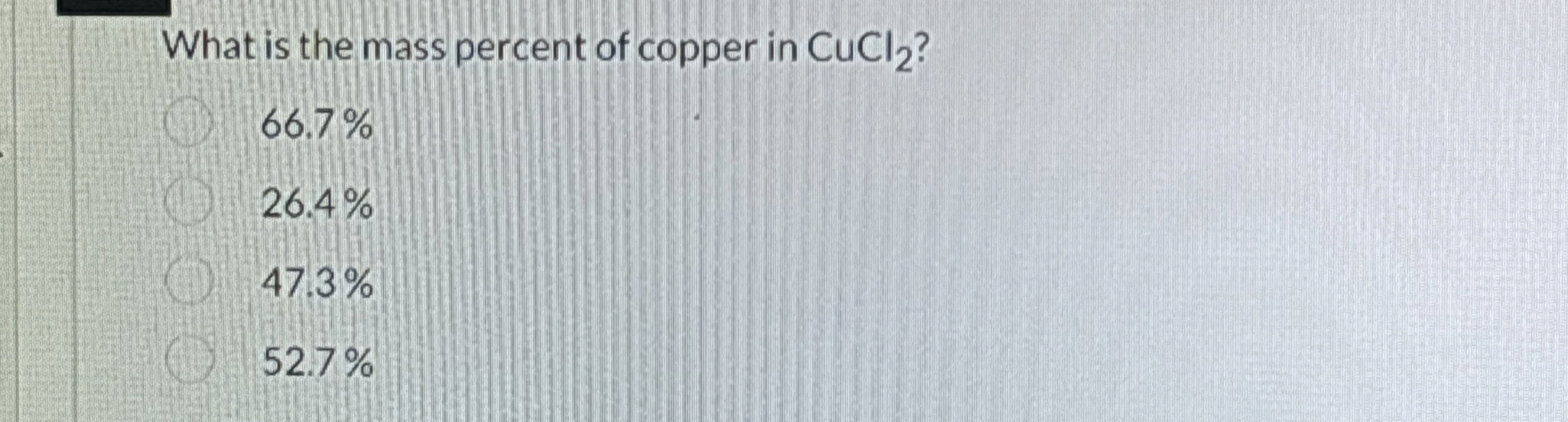 Solved What is the mass percent of copper in | Chegg.com