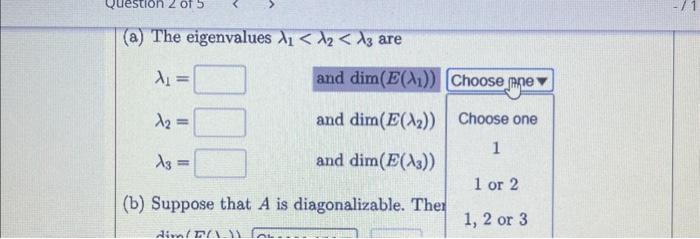 Solved please solve a and b and c i show u the choices to | Chegg.com