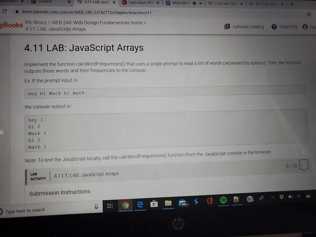 Solved pis: Mon content zy 4.11. LAB: JavaS X Learn Basic | Chegg.com