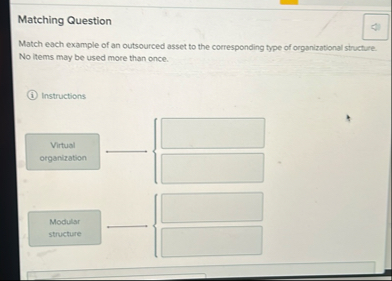 Solved Matching QuestionMatch each example of an outsourced | Chegg.com