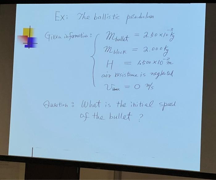 Solved bullet is shot through a block. bullet mass m1 block | Chegg.com