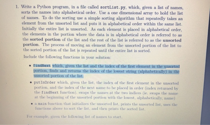 Solved 1 Write A Python Program In A File Called Chegg