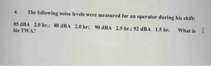 Solved 3. Decibel addition: Use tables & formula (a.) (a.) | Chegg.com