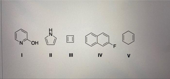 Solved Which of the following structures contain an aromatic | Chegg.com