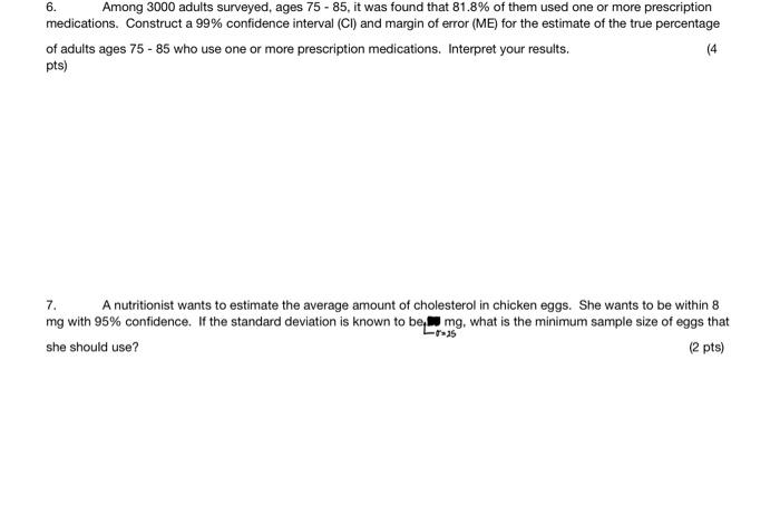 problems 6 and 7 | Chegg.com