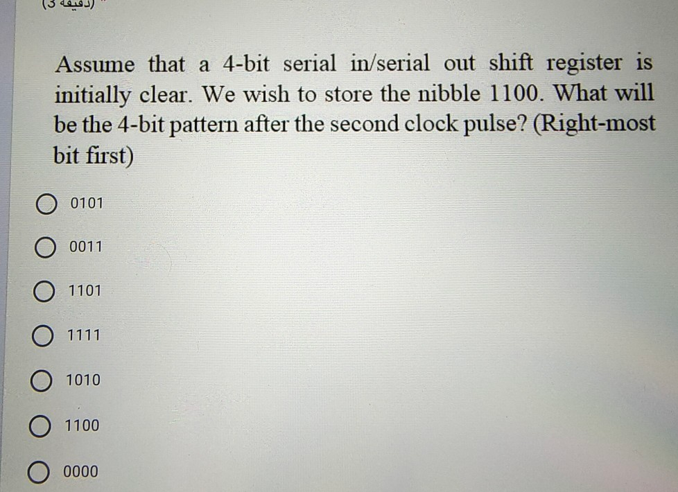 Solved Assume that a 4-bit serial in/serial out shift | Chegg.com