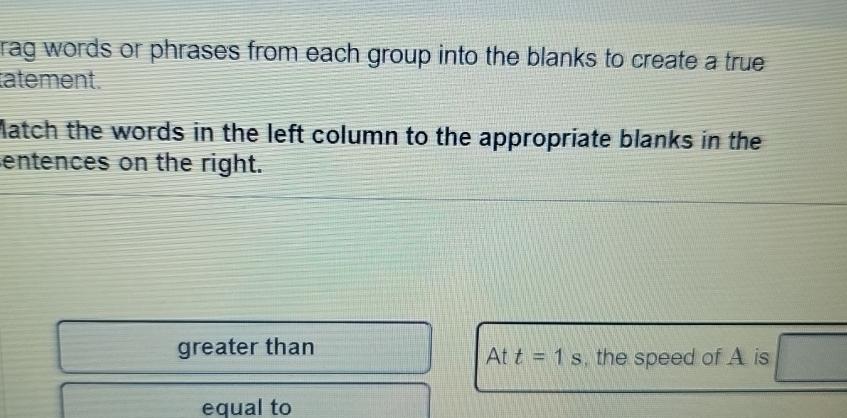 Solved rag words or phrases from each group into the blanks | Chegg.com