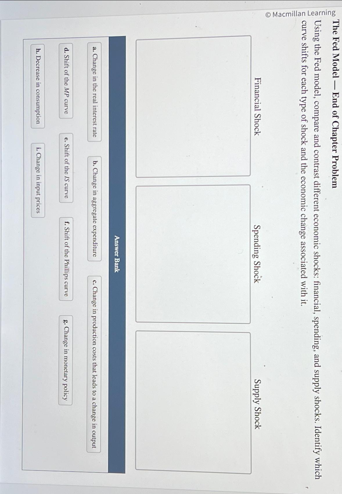 Solved The Fed Model - ﻿End of Chapter ProblemUsing the Fed | Chegg.com