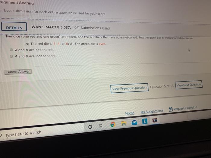 Solved signment Scoring ur best submission for each entire | Chegg.com