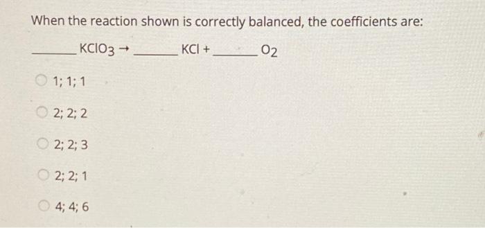 Solved Consider the balanced equation shown and identify the | Chegg.com