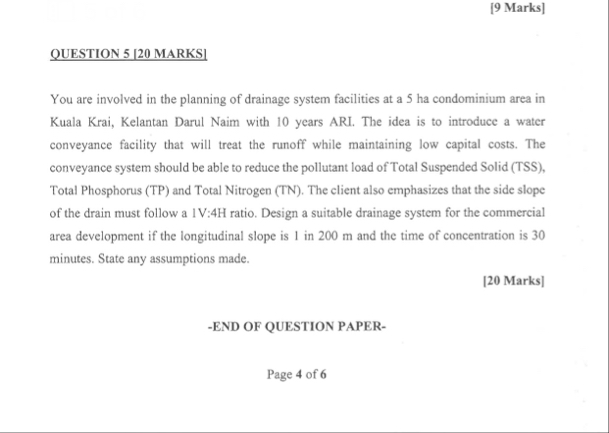 Solved [9 ﻿Marks]QUESTION 5 [20 ﻿MARKS]You are involved in | Chegg.com