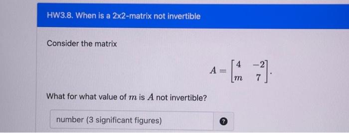 Solved Given 2×3 matrix M, find a 3×2 matrix B such that | Chegg.com