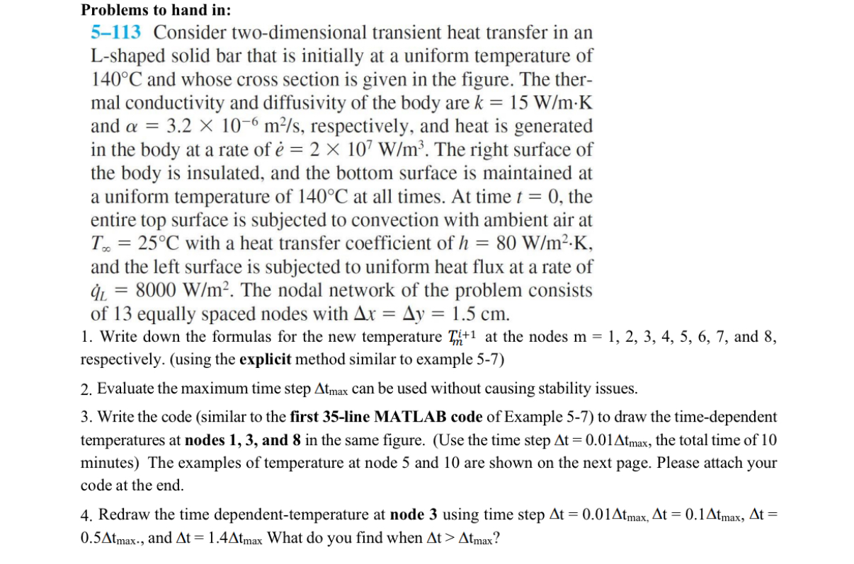 Problems to hand in:5-113 ﻿Consider two-dimensional | Chegg.com