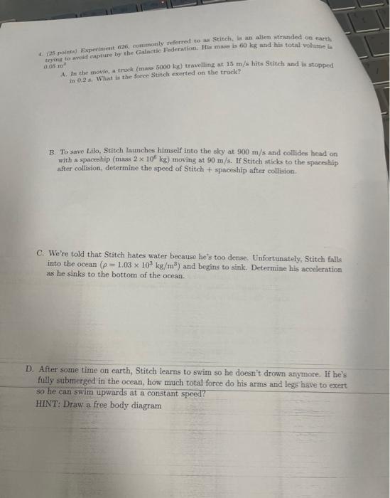 4. (25 pointa) Experiment 026, consmonty referned to | Chegg.com
