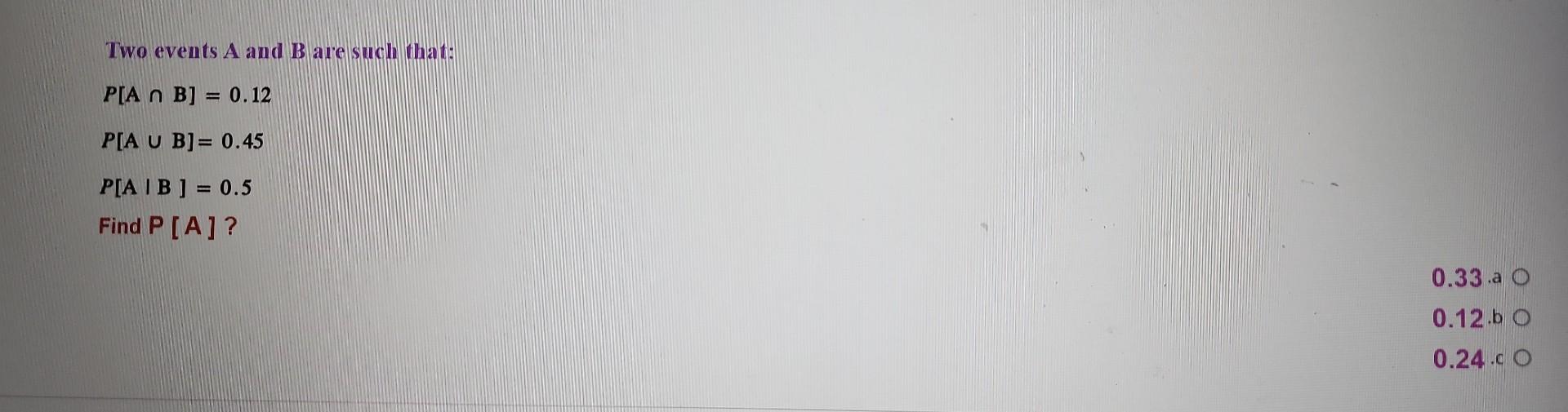 Solved If we toss two dice: A: The event that the sum of two | Chegg.com