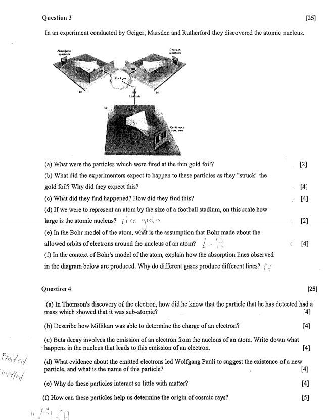 Solved In an experiment conducted by Geiger, Marsden and | Chegg.com