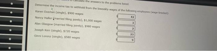 Solved Determine the income tax to with old frop Karion | Chegg.com