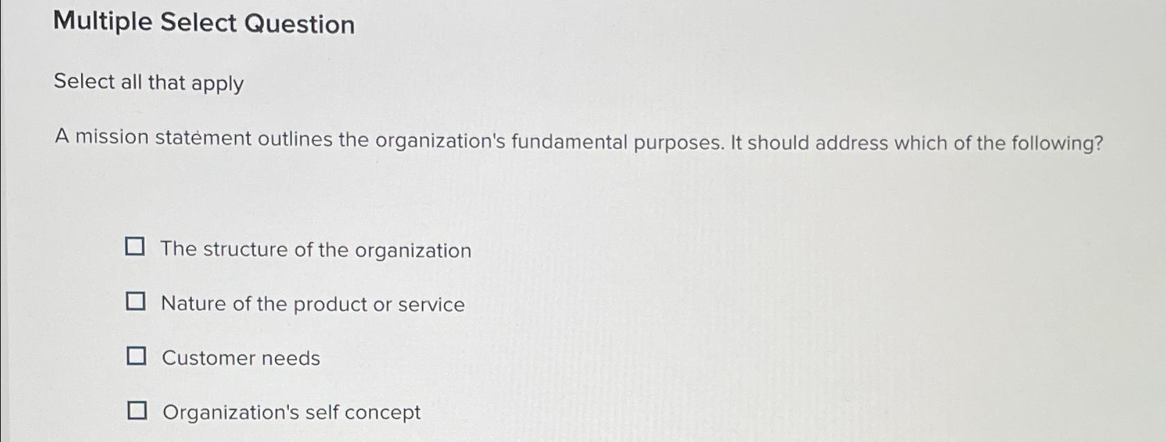 Solved Multiple Select QuestionSelect all that applyA | Chegg.com