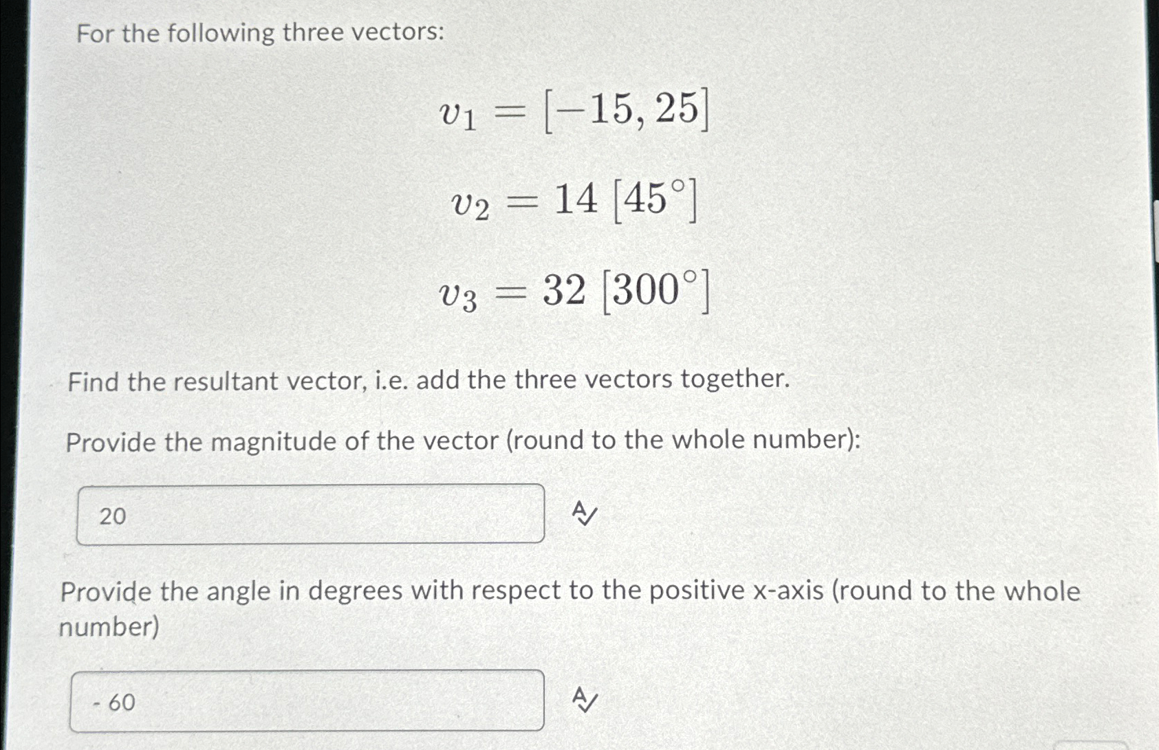 Solved For the following three | Chegg.com