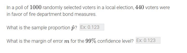 Solved by an EXPERT In a poll of 1000 ﻿randomly selected voters in a ...