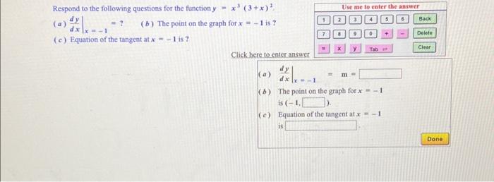 Solved Respond to the following questions for the function | Chegg.com