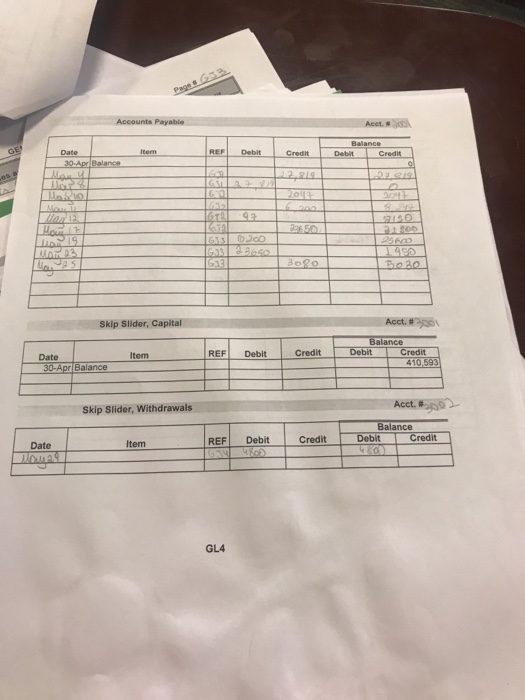 Solved 1-)General Journal Worksheet - complete and tied | Chegg.com