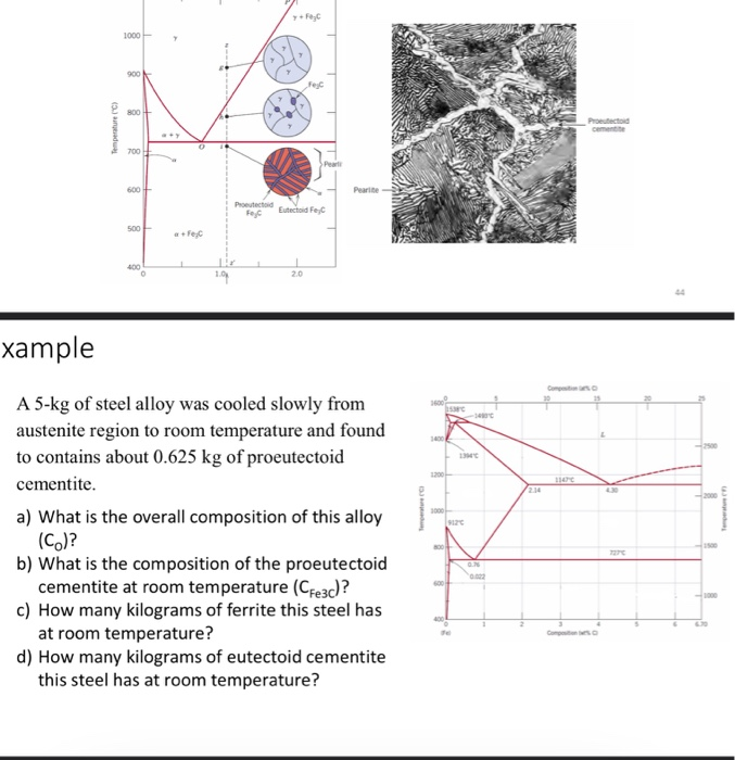 Solved 1000 900 Fec 800 Temperature C) Protected cemente 10 | Chegg.com