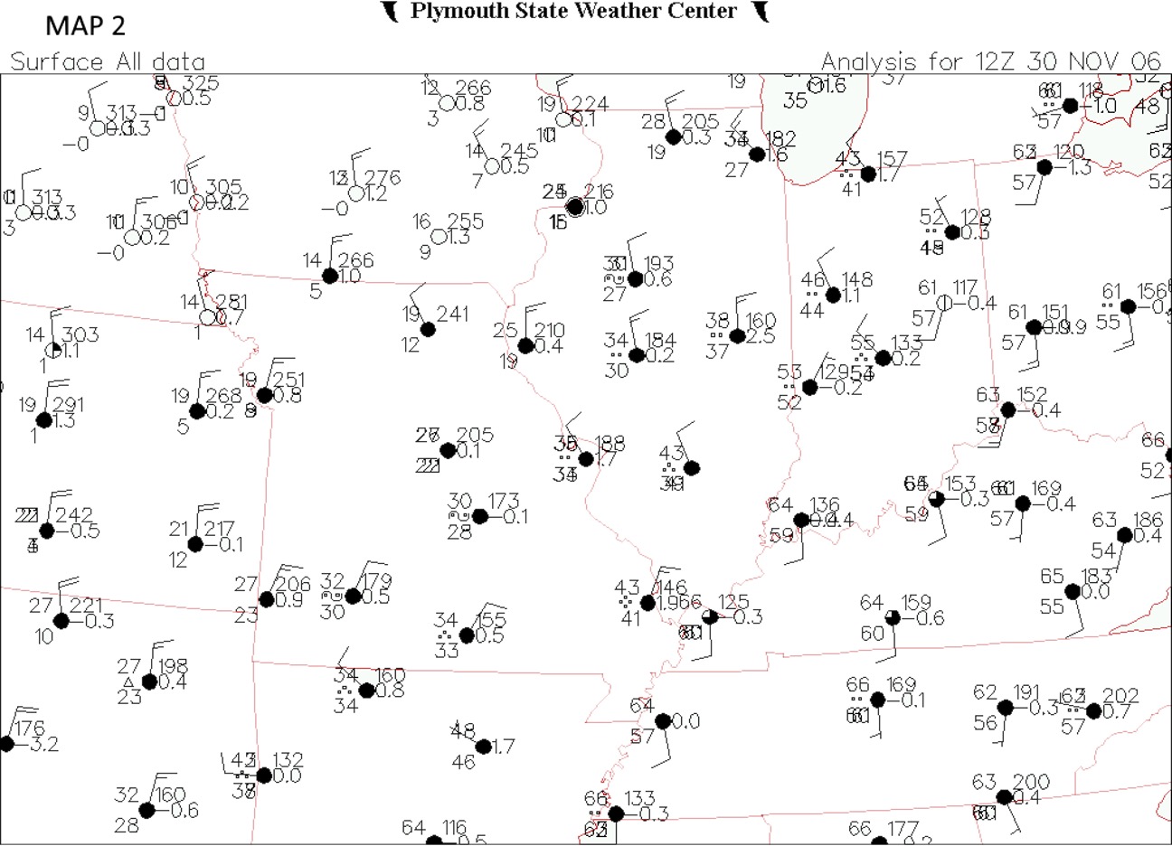 Solved Based on map 2, ﻿what would you expect the weather to | Chegg.com