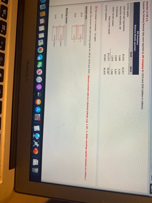 Solved Exercise 11-05a-b Suppose the following financial | Chegg.com