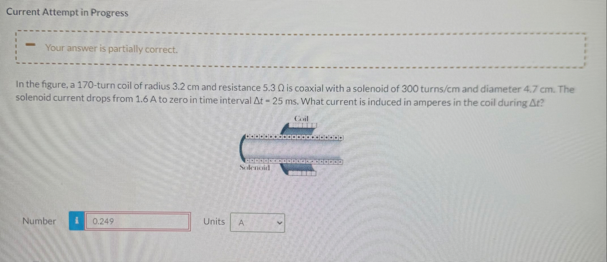 Solved Current Attempt in ProgressYour answer is partially | Chegg.com